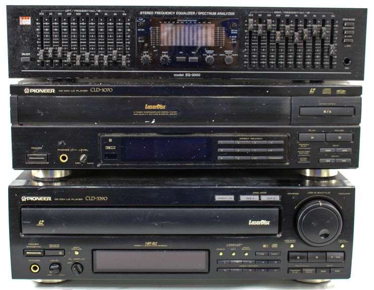 Pioneer CD CDV LD Player CLD-1070 Laser Disc / CLD-339 -and- BSR Model ...