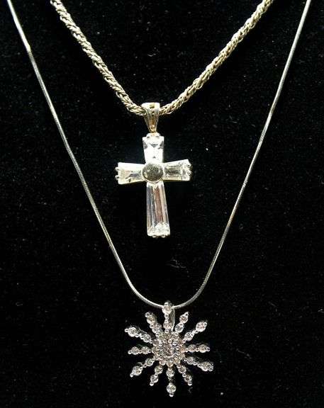 Sterling Silver Necklaces and Pendants: Stauer snowflake , 20", and NF ...