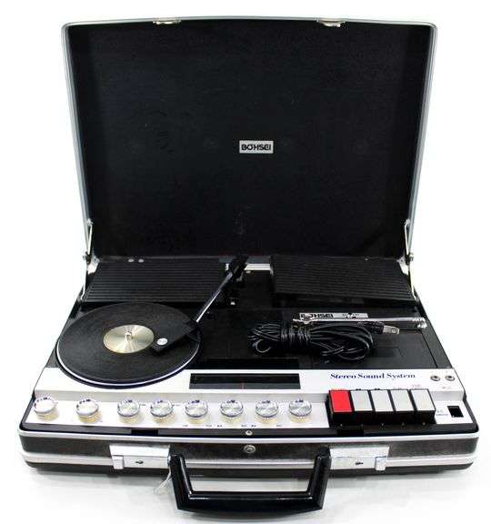 Vintage Bohsei 6100 Briefcase Stereo Sound System - Found as Rare ...
