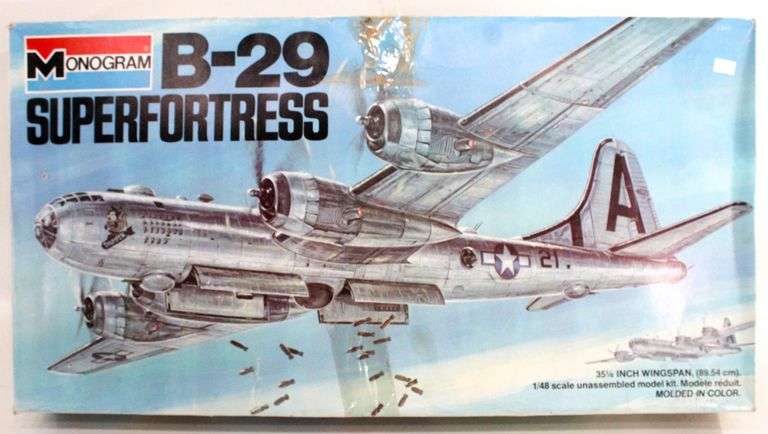 B-29 Superfortress Model Airplane Kit by Monogram - Bunting Online Auctions