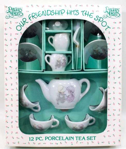 Precious Moments Our Friendship Hits the Spot Porcelain Tea Set ...