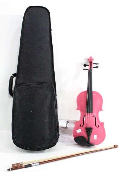 Pink Violin/Viola with Case and Instructions on Getting Started ...
