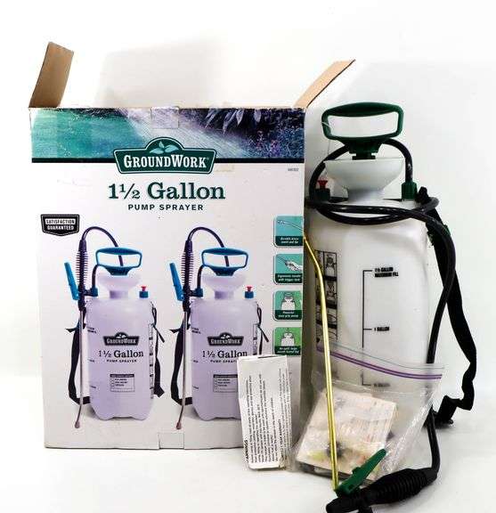 Ground Work 1½ Gallon Pump Sprayer - Bunting Online Auctions