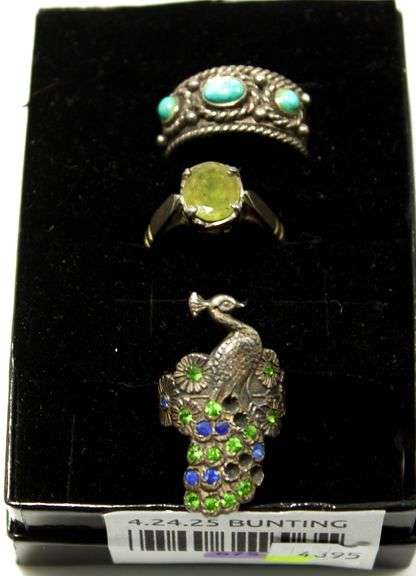Sterling Silver Ring Collection.. - Bunting Online Auctions