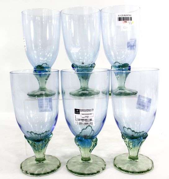 Bormioli Rocco Bahia Blue Green Ice Tea Glasses -Made in Italy ...