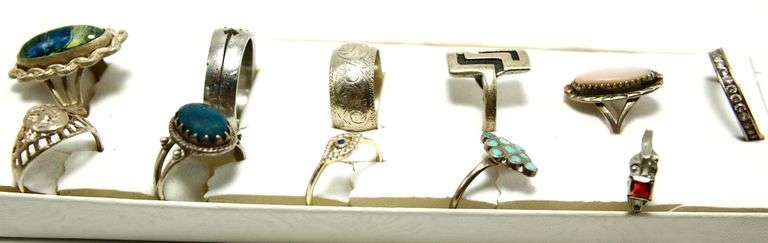 Sterling Silver Ring Collection. - Bunting Online Auctions