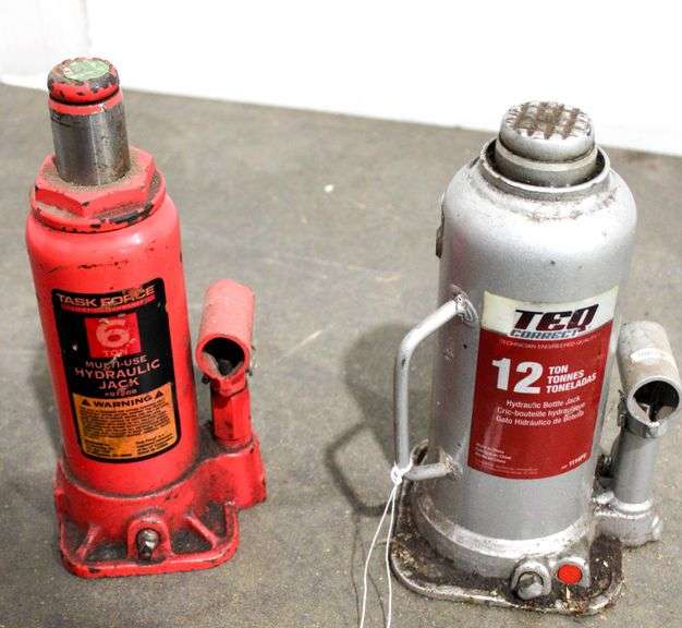 Task Force 6 Ton Multi-Use Hydraulic Jack #81288 -and- TEQ Correct 12 ...