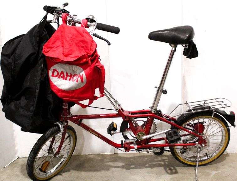 Dahon V Folding Bike with Accessories - Bunting Online Auctions