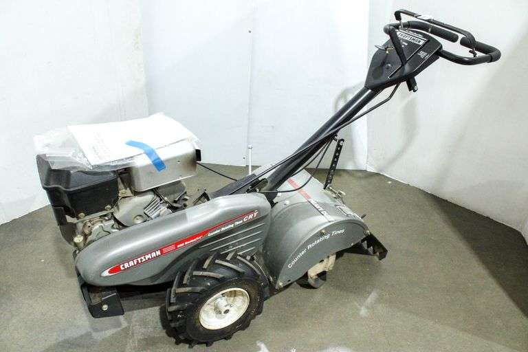 Craftsman 825 Series Rear Tine Tiller with Counter Rotating Tines ...
