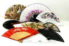 Vintage Hand Fans: Bamboo, Floral, Pictorial "Spanish Dancers ...