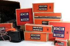 Lionel Post War Train with 2055 Steam Engine, Cars, Transformer and ...