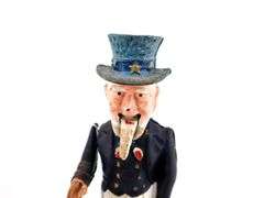 "Uncle Sam" Cast Metal Mechanical Bank - Bunting Online Auctions