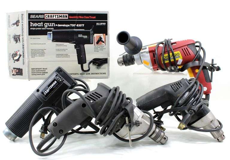 Power Tools - Drills & More by Sears Craftsman, and Other - Bunting ...