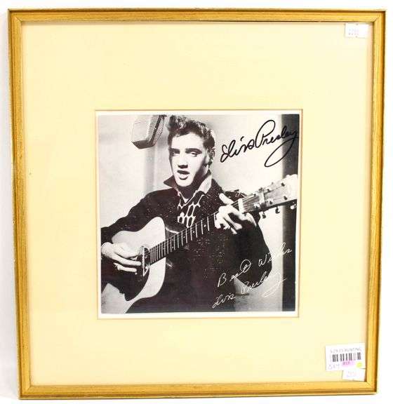 Elvis Presley - Signed Autographed - Photo - 15 x 14 - Bunting Online ...