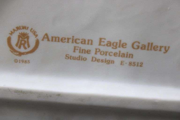 Maruri USA ©1985 American Eagle Gallery Fine Porcelain Studio Design E ...