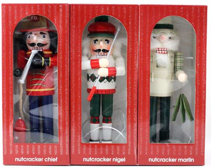 JCPenney Home Collection Nutcrackers Chief , Nigel & Marlin. - Bunting ...