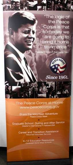 Peace Corps at Home - Presentation Poster - Bunting Online Auctions