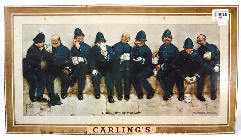 Carling's "Nine Pints' of the Law" by Lawson Wood Based on an Original ...