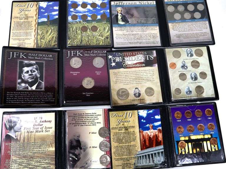 First Commemorative Mint sets , Lincoln memorial Pennies , Susan B ...