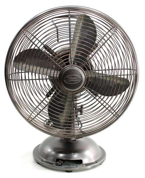 Hunter Table Fan Model- 90406 17" FRONT WALL - Bunting Online Auctions