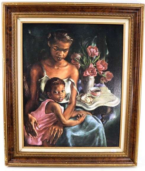 "Beulah's Baby" on Canvas by Primrose McPherson Paschal '48 - 26 x 22 ...