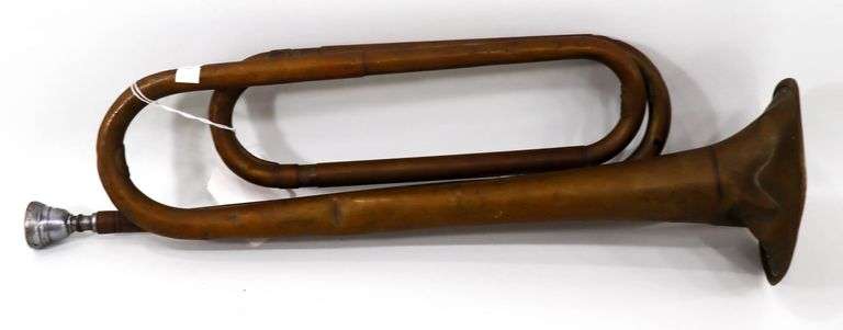 Antique Rexcraft Boy Scout Bugle Circa 1920-1930 - Bunting Online Auctions