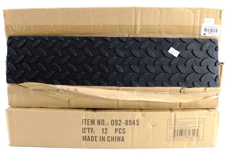 ProSource 4 x 17 Self Adhesive Heavy Duty Rubber Safety Step Treads ...