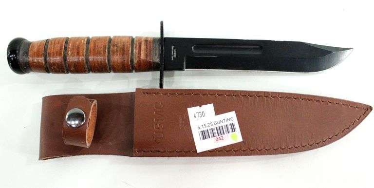 United Cutlery UC3092 USMC Fixed-Blade Stainless Steel Knife with ...