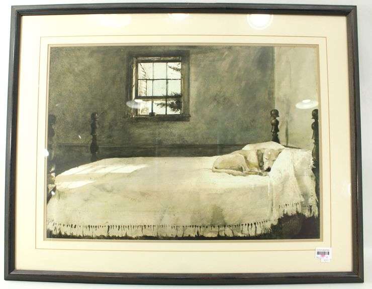 "Master Bedroom" Reproduction of Original Watercolor by Andrew Wyeth ...