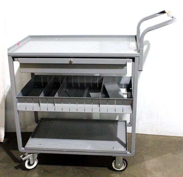 Industrial Metal Cart - 44 x 41 x 19 - Bunting Online Auctions