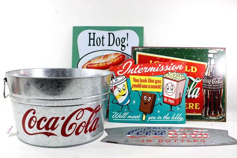 Coca-Cola and "Intermission" Signs and Memorabilia - Bunting Online ...
