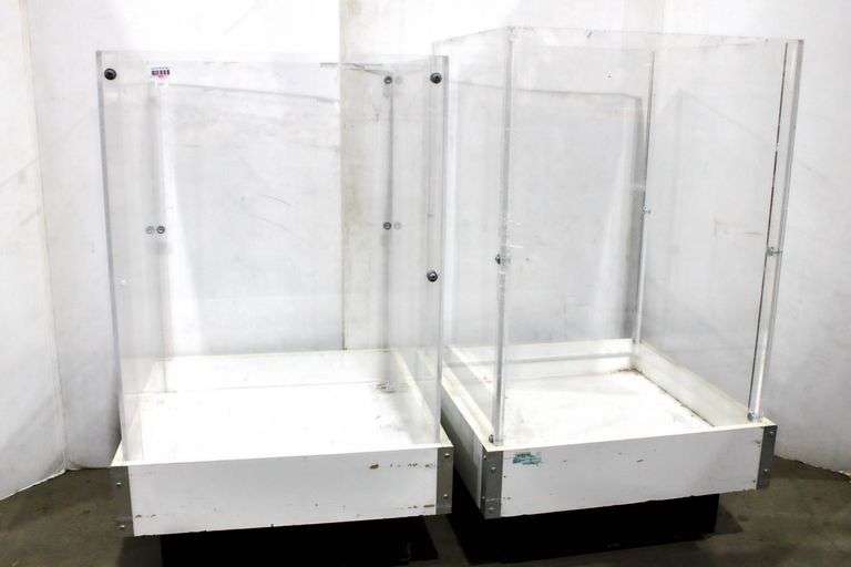 Acrylic / Clear Display Storage Cases on Casters - Bunting Online Auctions