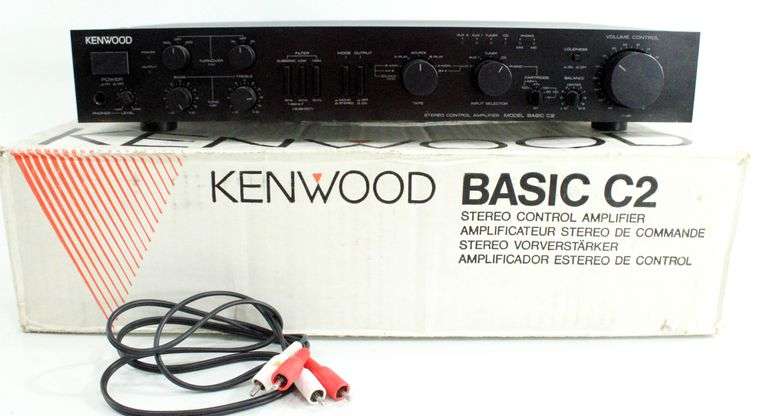 Kenwood Basic C2 Stereo Control Amplifier - Bunting Online Auctions