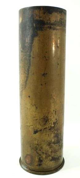Vintage M2A1 Brass Artillery Shell Casing - Bunting Online Auctions