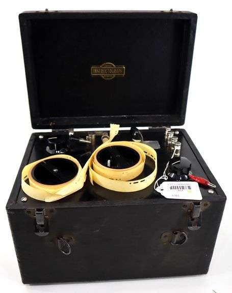 Instructograph Morse Code Trainer, used to help individuals learn and practice receiving Morse ...