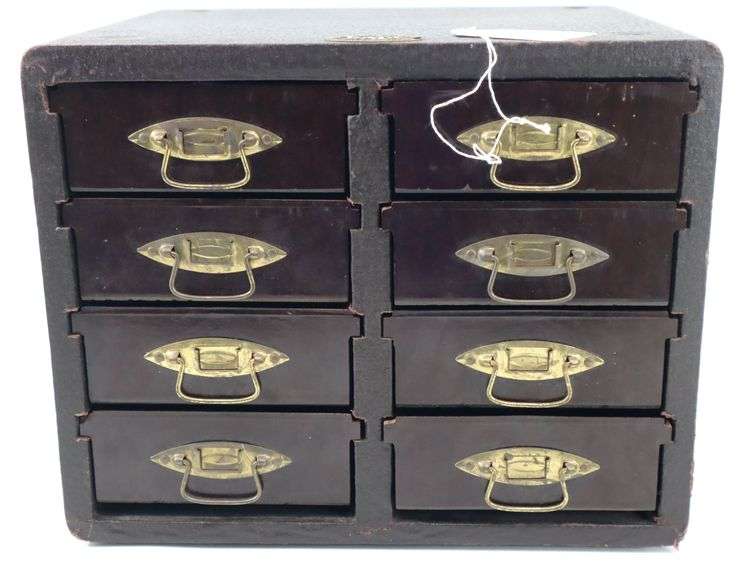 Vintage Barnett & Jaffe Baja Mfrs. Phila., PA USA 8 Drawer Slide ...