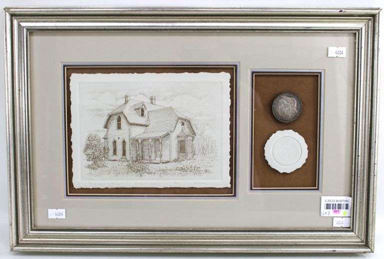 Signed and Numbered 7/50 Limited Edition "The Dollarhide House" Ketchum ...