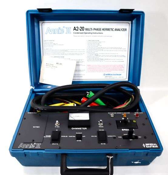 Imperial Eastman Annie II A2-20 Multi-Phase Hermetic Analyzer - Bunting Online Auctions