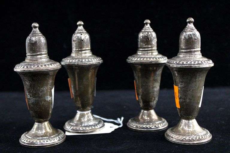 Sterling Silver Weighted Atkins Salt and Pepper Shakers - Bunting ...