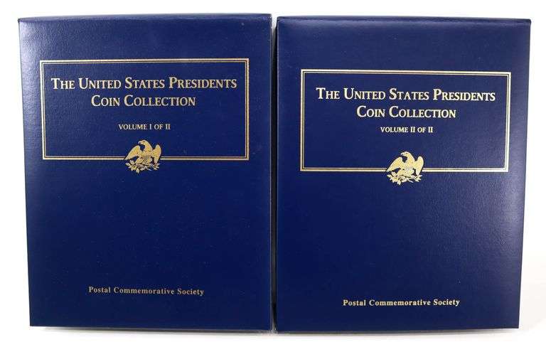 2 Vol Complete Set of 41 Presidential Dollar Coins. 2007-2020 ...