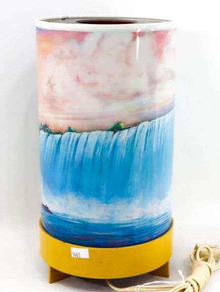 A Beautiful Vintage 1956 L.A. Goodman Motion Table Lamp with Flowing ...