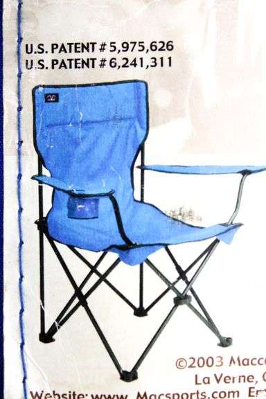 Mac Sports The Bazaar Folding Captain Chair - 2 items - Bunting Online ...