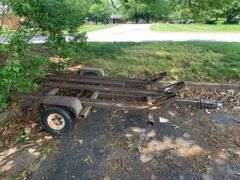 Vintage Motorcycle trailer , Carries 1 , 2 or 3 bikes at the same time ...