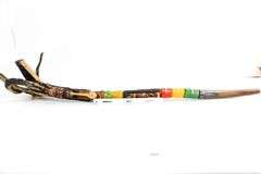 Handcrafted Peruvian Primitive Walking Stick - 49" - Believed to be ...