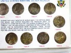 Cased Coin Collections , Historical one cent , WW2 obsolete coin ...
