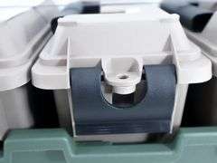 Greenmade Store-All Crate - Stackable, Water Resistant, Padlock Holes ...