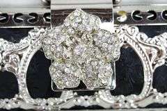 Pierced Metal and Rhinestone Dramatic / Stunning Handbag - Bunting ...