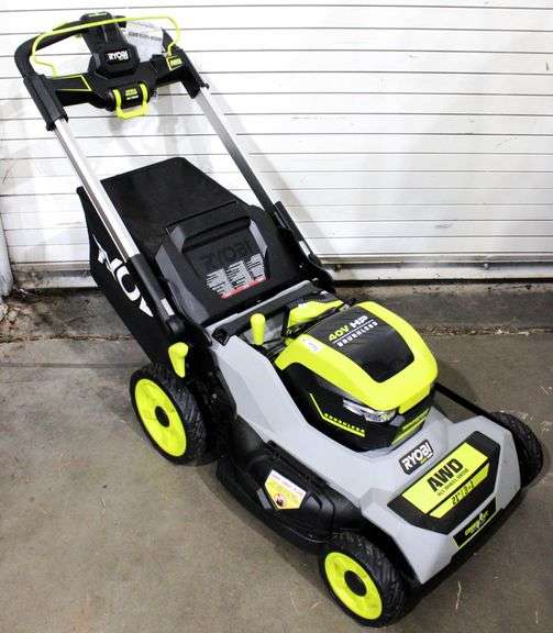 RYOBI 40V HP All Wheel Drive Lawn Mower. Includes Battery AND Charger ...