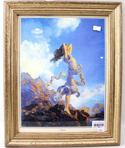 Maxfield Parrish "Ecstacy" print -framed 17" x 14" - Bunting Online ...