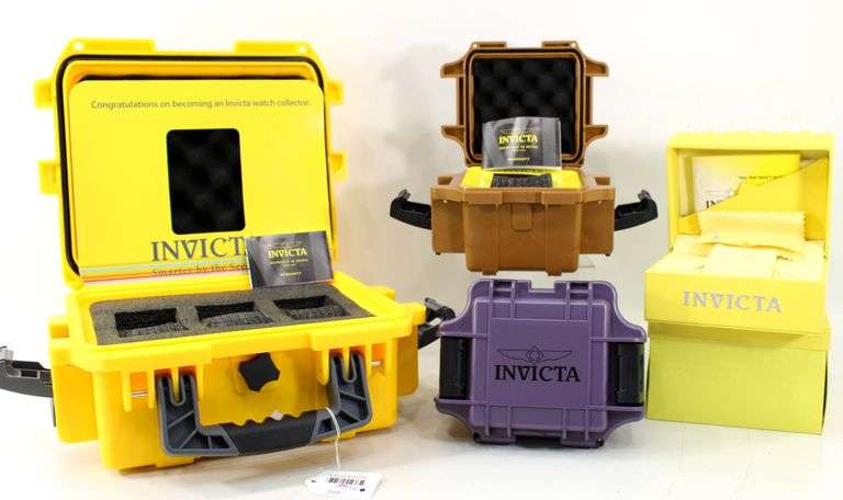 Invicta Watch Boxes (no watches) - Bunting Online Auctions